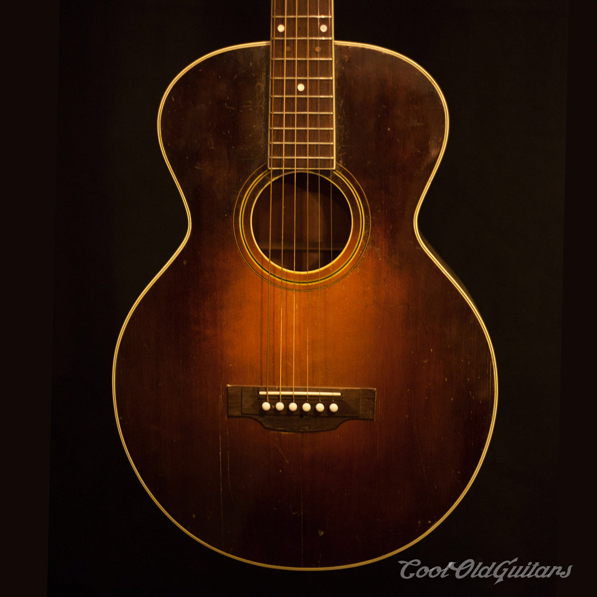 Vintage 1928 Gibson L1 Sunburst Acoustic Guitar – Cool Old Guitars